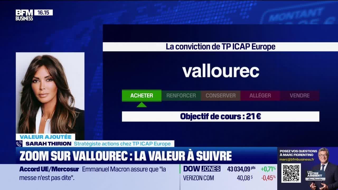 Valeur ajoutée : Ils apprécient Vallourec - 06/01