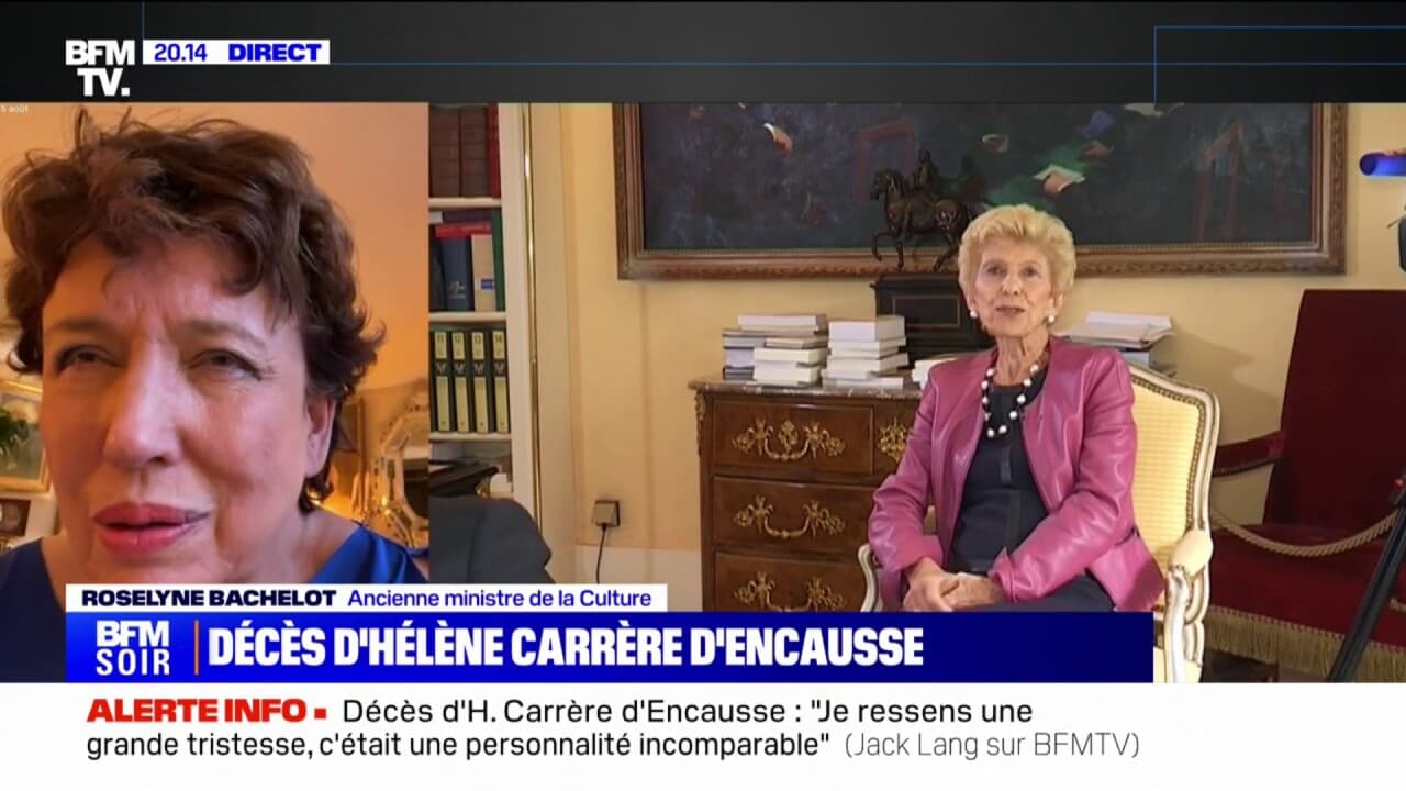 "Une Française de choix, de cœur": Roselyne Bachelot rend hommage à ...