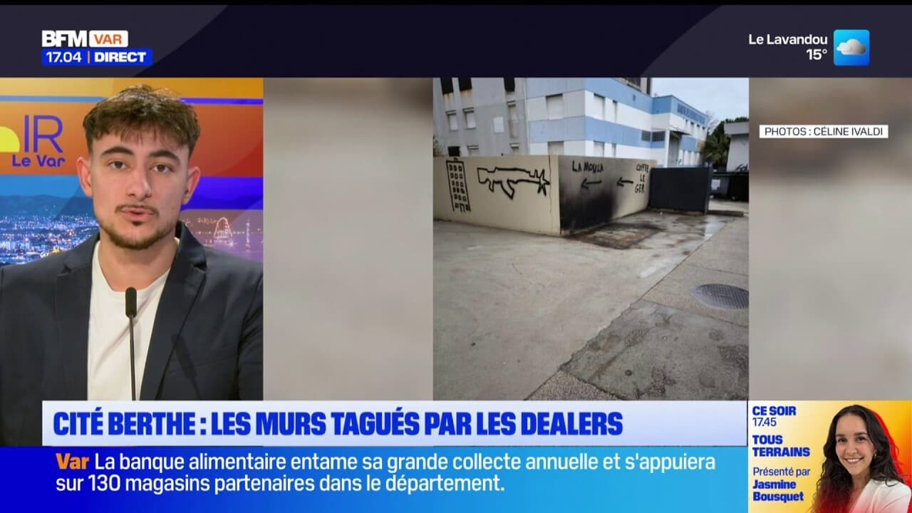 La Seyne-sur-Mer: des murs de la cité Berthe tagués par les dealers ...