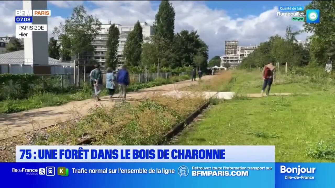 La mairie de Paris a inauguré ce mercredi le Bois de Charonne, deuxième ...