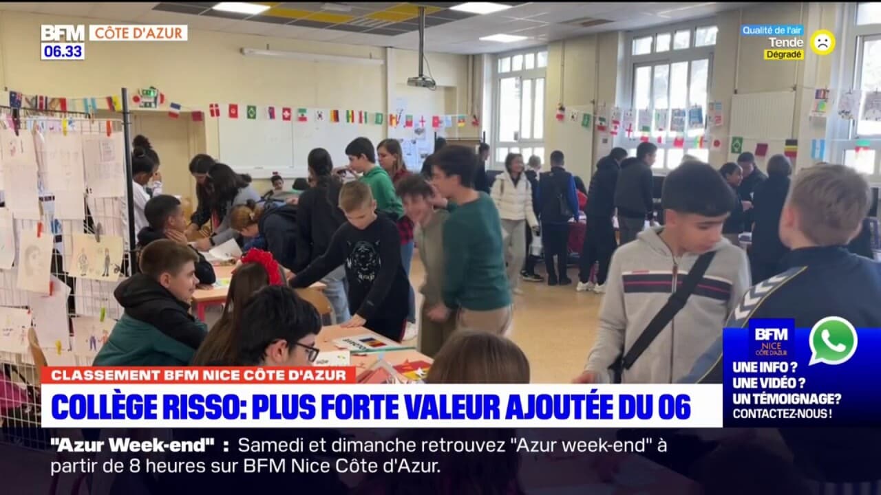 Classement des collèges et lycées: le collège Risso, plus forte valeur ...