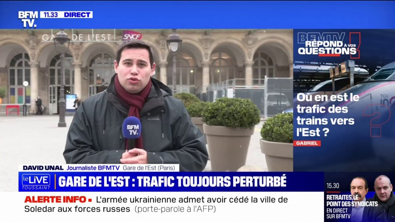 Où est est le trafic des trains vers l'Est de la France et comment éviter un nouveau sabotage ...