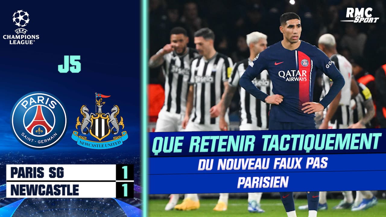 PSG 1-1 Newcastle : Mbappé, mental, verticalité… que retenir tactiquement du nouveau faux pas de ...