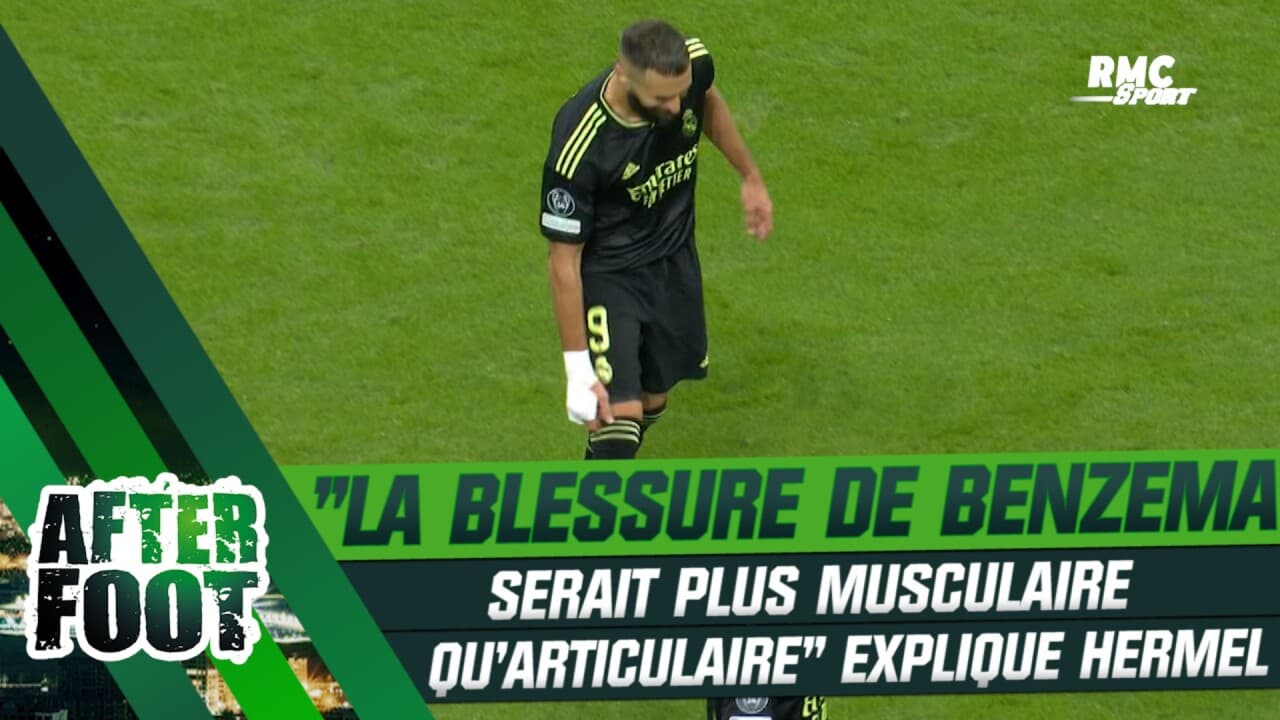 Real : "La blessure de Benzema au genou serait plus musculaire qu ...