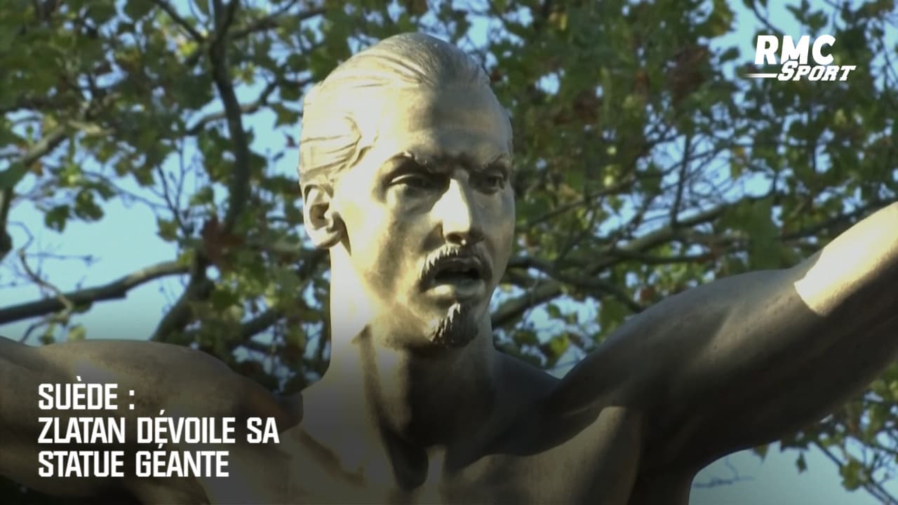 Suède : Zlatan Ibrahimovic dévoile sa statue géante