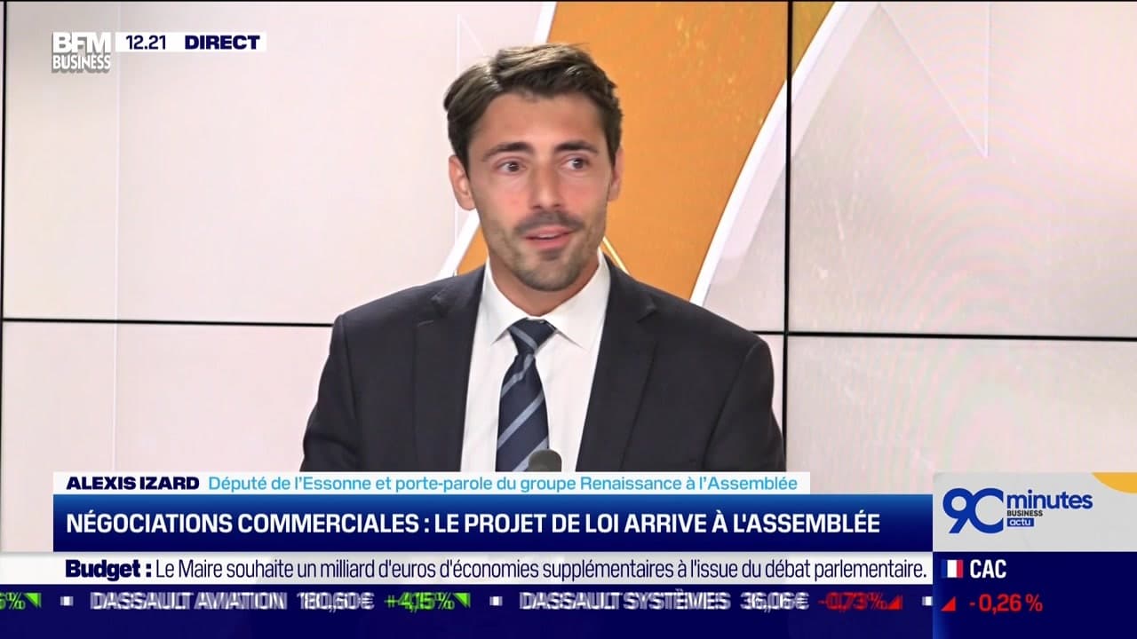 Alexis Izard (Député) : Négociations commerciales, le projet de loi ...
