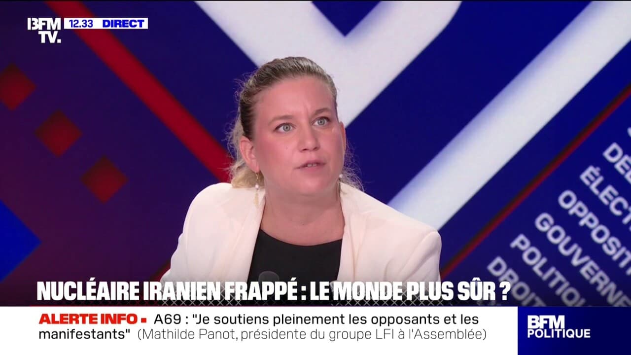 Iran: Mathilde Panot (LFI) demande que Cécile Kohler et Jacques Paris ...