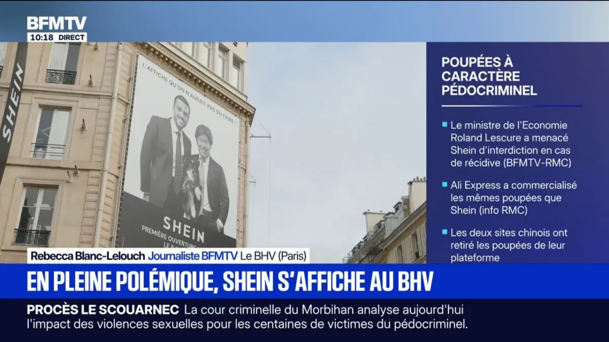 "L'affiche qu'on n'aurait pas dû faire": en pleine polémique, Shein s ...