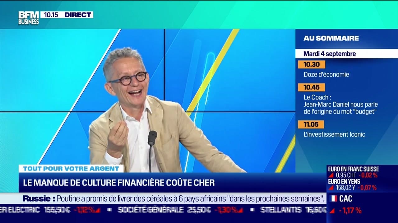 Tout pour votre argent : Le manque de culture financière coûte cher - 05/09