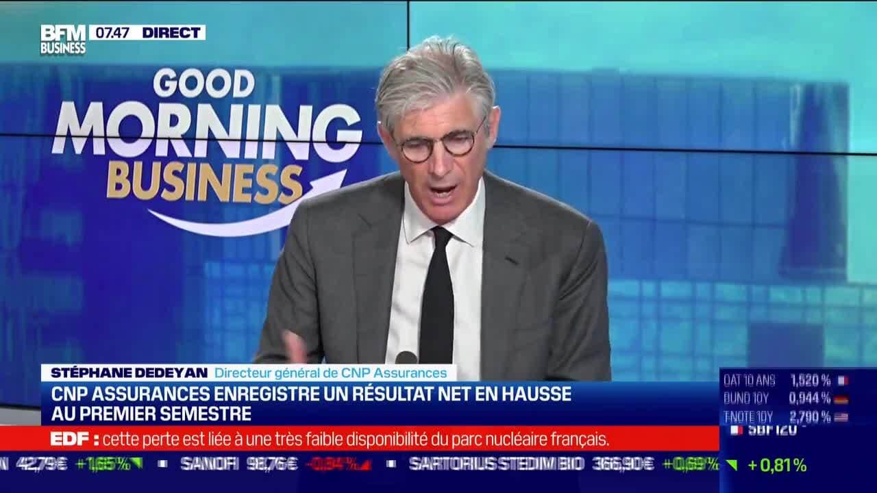 Stéphane Dedeyan (CNP Assurances): CNP Assurances enregistre un ...