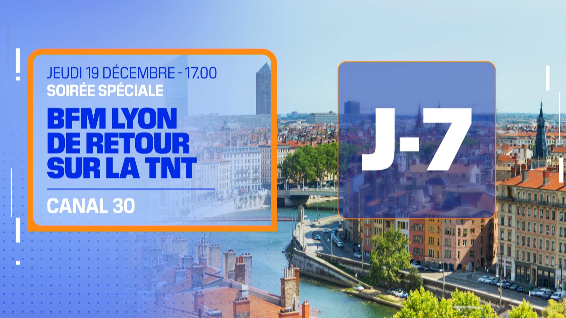 BFM Lyon: votre chaîne locale de retour sur la TNT le 19 décembre