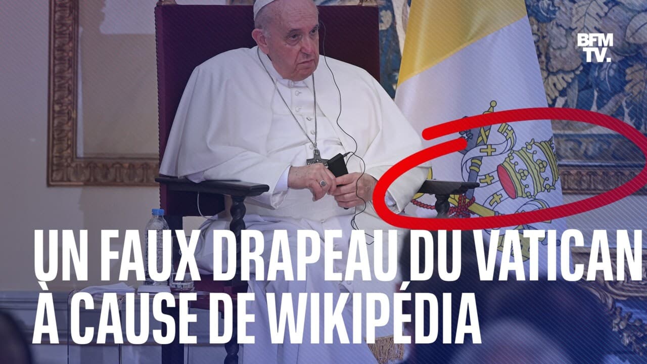Un faux drapeau du Vatican circule partout dans le monde à cause d'une ...