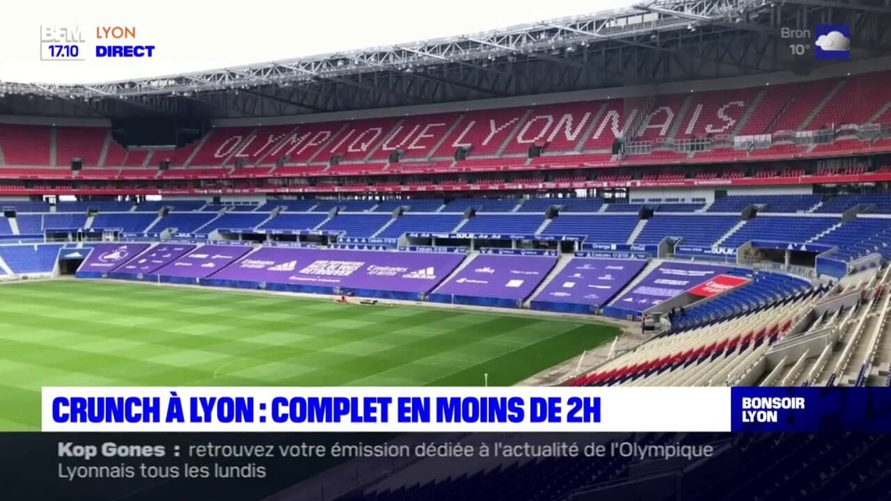 Lyon: les places pour le crunch se sont vendues en moins de deux heures