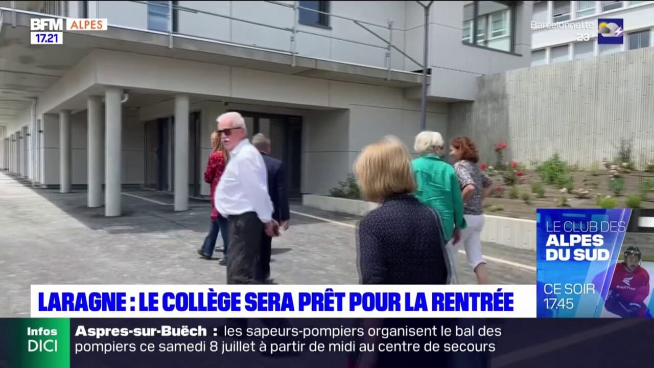 Laragne: le collège sera prêt pour la rentrée après un an et demi de ...