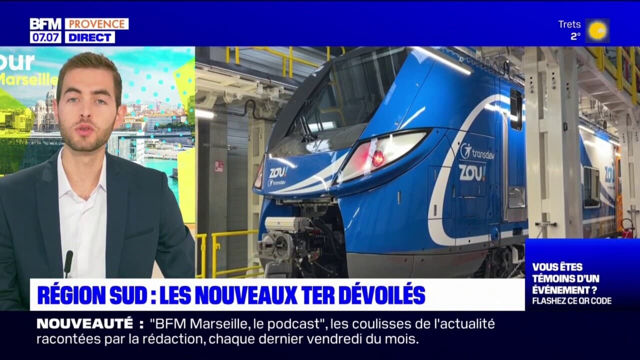 Provence-Alpes-Côte d'Azur: les nouveaux TER dévoilés pour un service ...