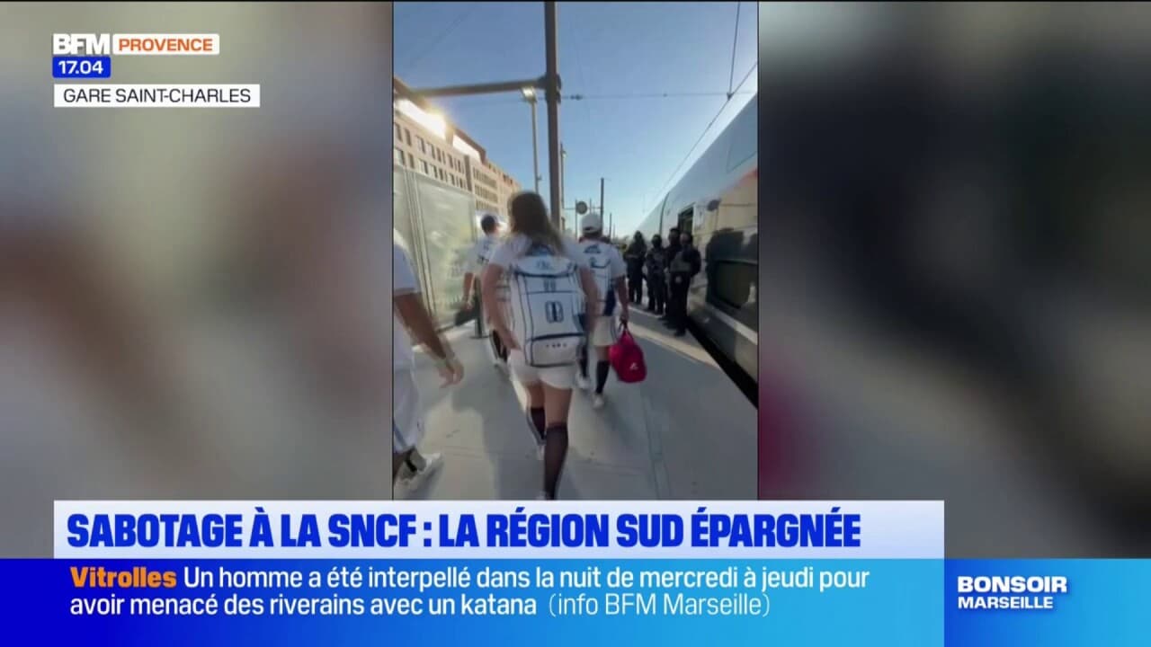 "Sabotage" à la SNCF: la région Provence-Alpes-Côte d'Azur épargnée