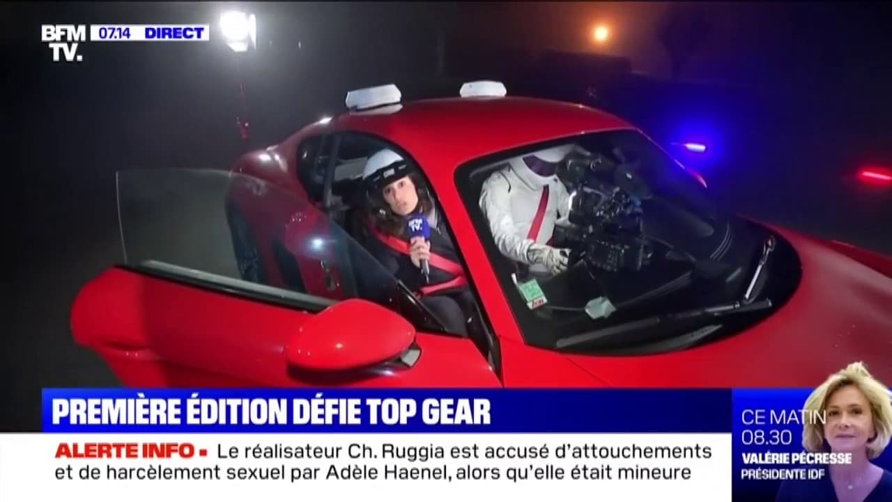 Notre reporter Ashley Chevalier défie le Stig de "Top Gear"