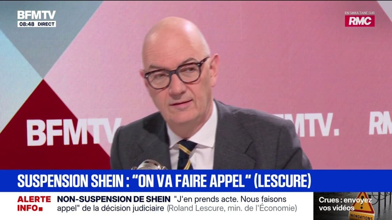 Shein: “Si la loi ne va pas, il faut qu’on la change”, estime Roland ...