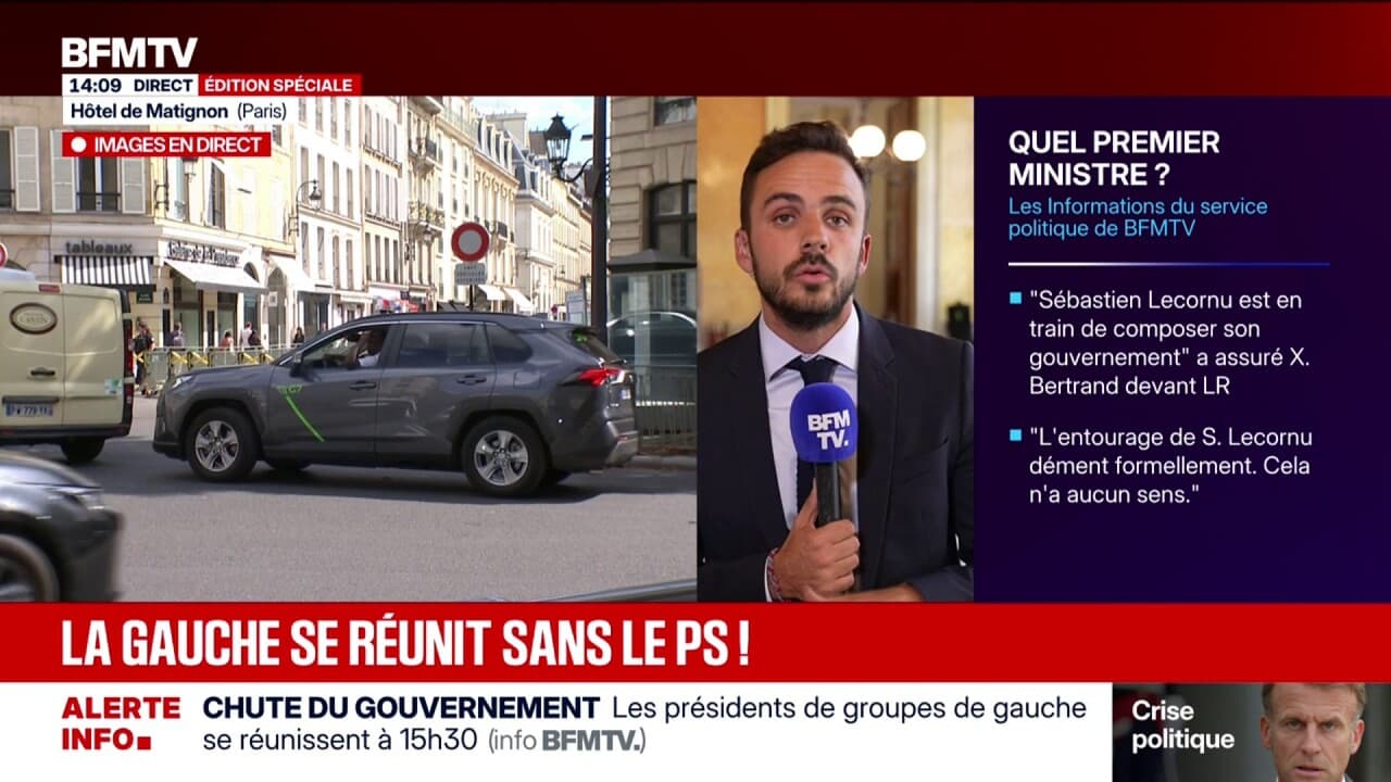 Une réunion avec les présidents de groupe du Nouveau Front populaire ...
