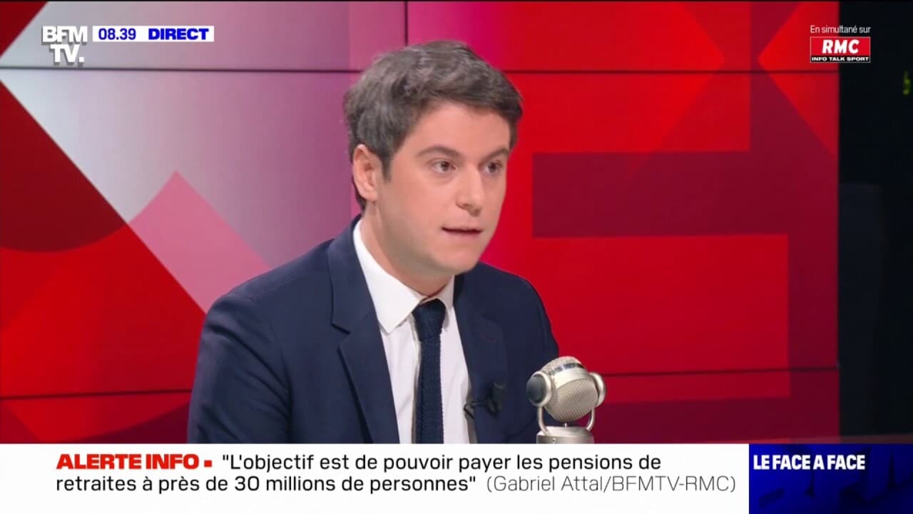 Gabriel Attal sur la grève du 7 mars: "Il y a eu une mobilisation ...