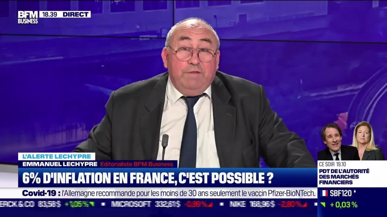Emmanuel Lechypre : 6% d'inflation en France, c'est possible ? - 10/11