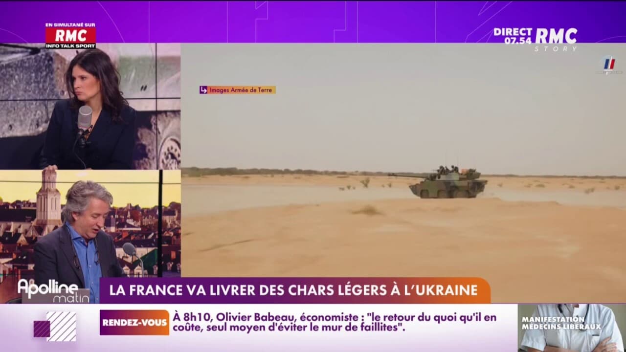 La France va livrer des chars de combat à l'Ukraine