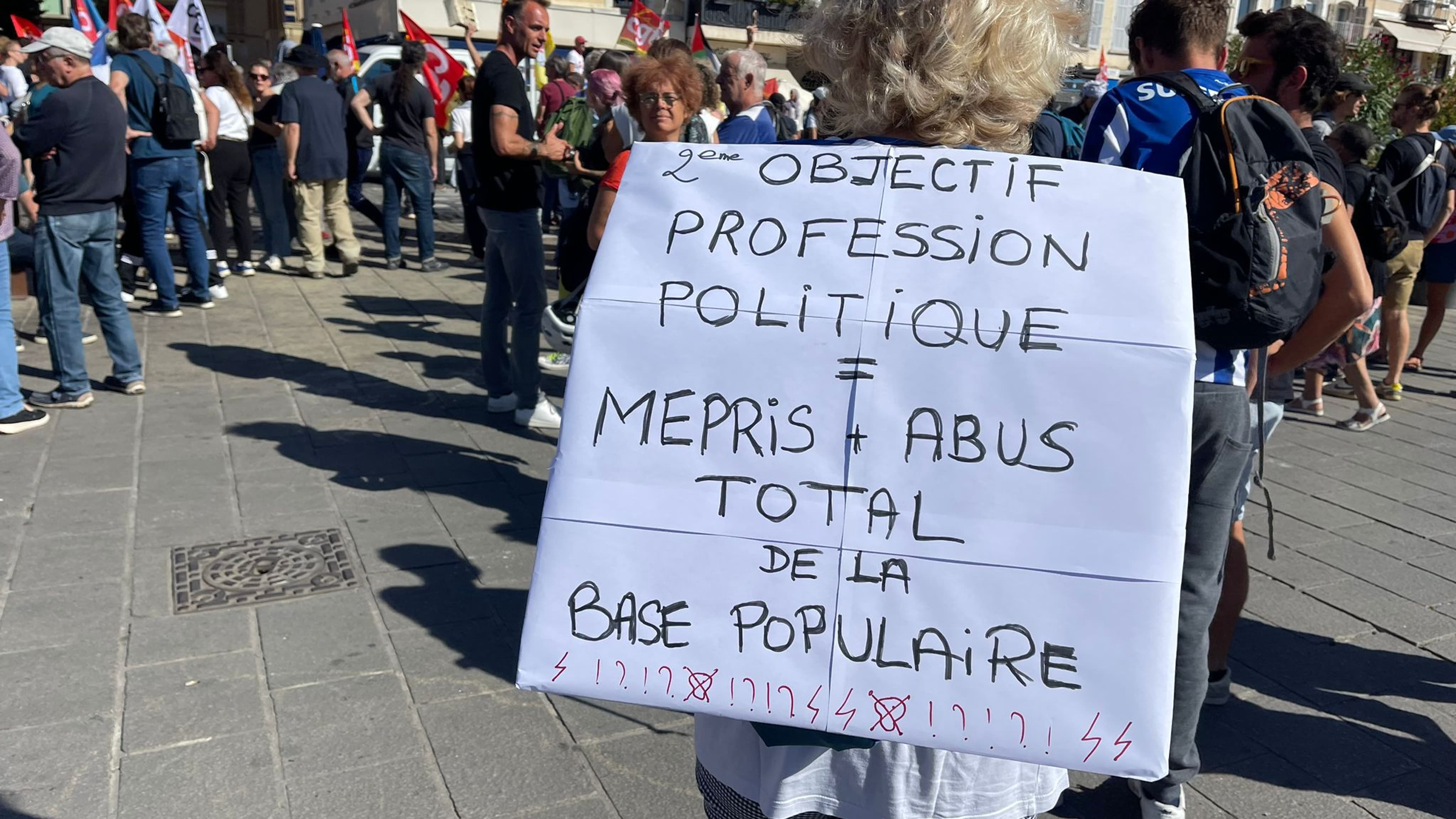 Grève du 18 septembre: plus de 15.000 manifestants à Marseille, Jean ...