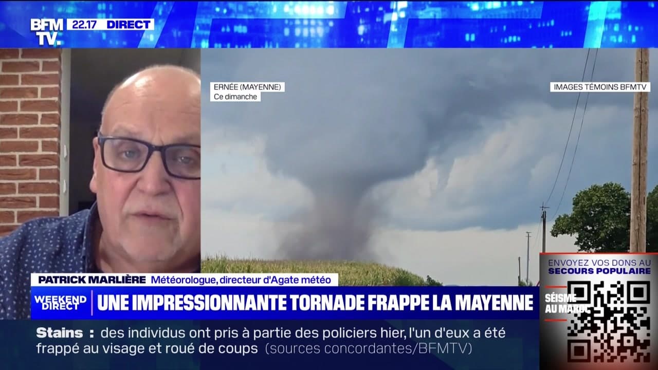 Une impressionnante tornade frappe la Mayenne - 17/09