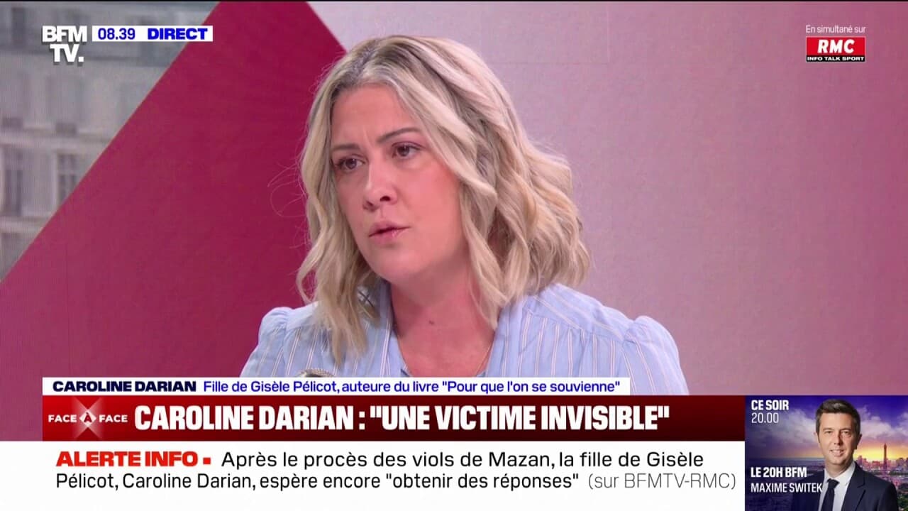 Caroline Darian, fille de Gisèle Pelicot: "Notre famille était sans ...