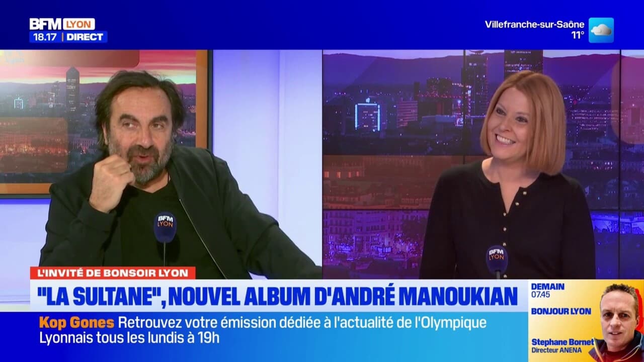 André Manoukian : "J'adore cette tente place Bellecour"