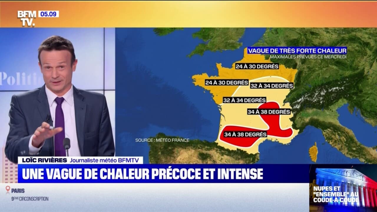 Une vague de chaleur intense et précoce attendue à partir du milieu de ... Une vague de chaleur intense et précoce attendue à partir du milieu de ...