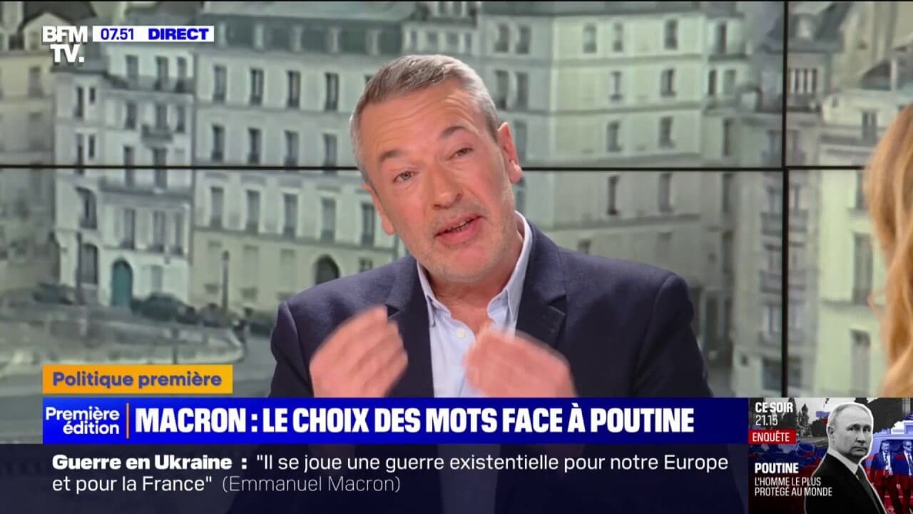 ÉDITO - Interview d'Emmanuel Macron sur l'Ukraine: "Un président grave ...