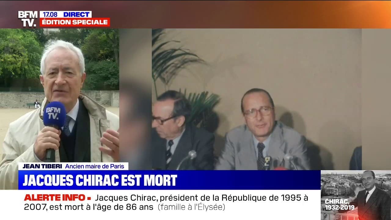"Jacques Chirac était reconnu comme un maire exceptionnel", déclare ...