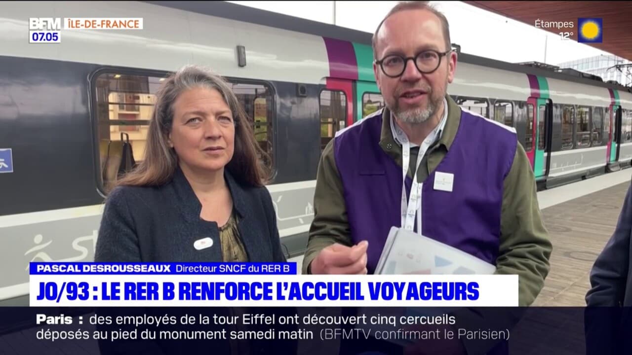 JO 2024: le RER B renforce l'accueil des voyageurs