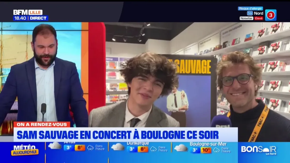 Sam Sauvage à Boulogne-sur-mer