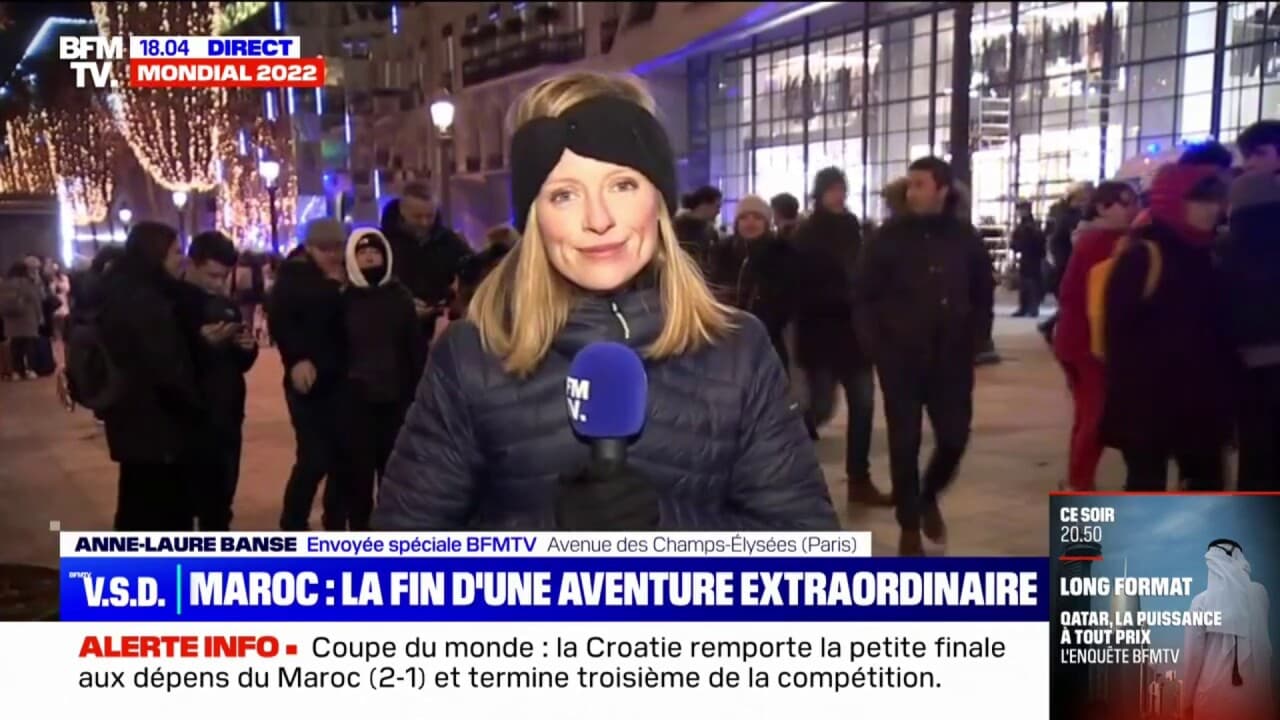 Maroc-Croatie: plus de 2450 policiers mobilisés sur les Champs-Élysées ...