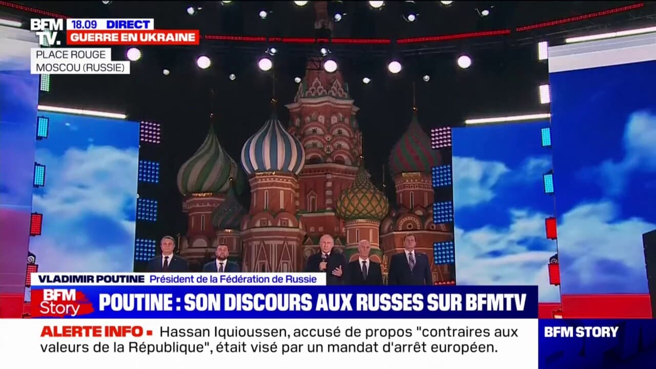 "Bienvenue à la maison !": Vladimir Poutine s'adresse aux habitants des ...