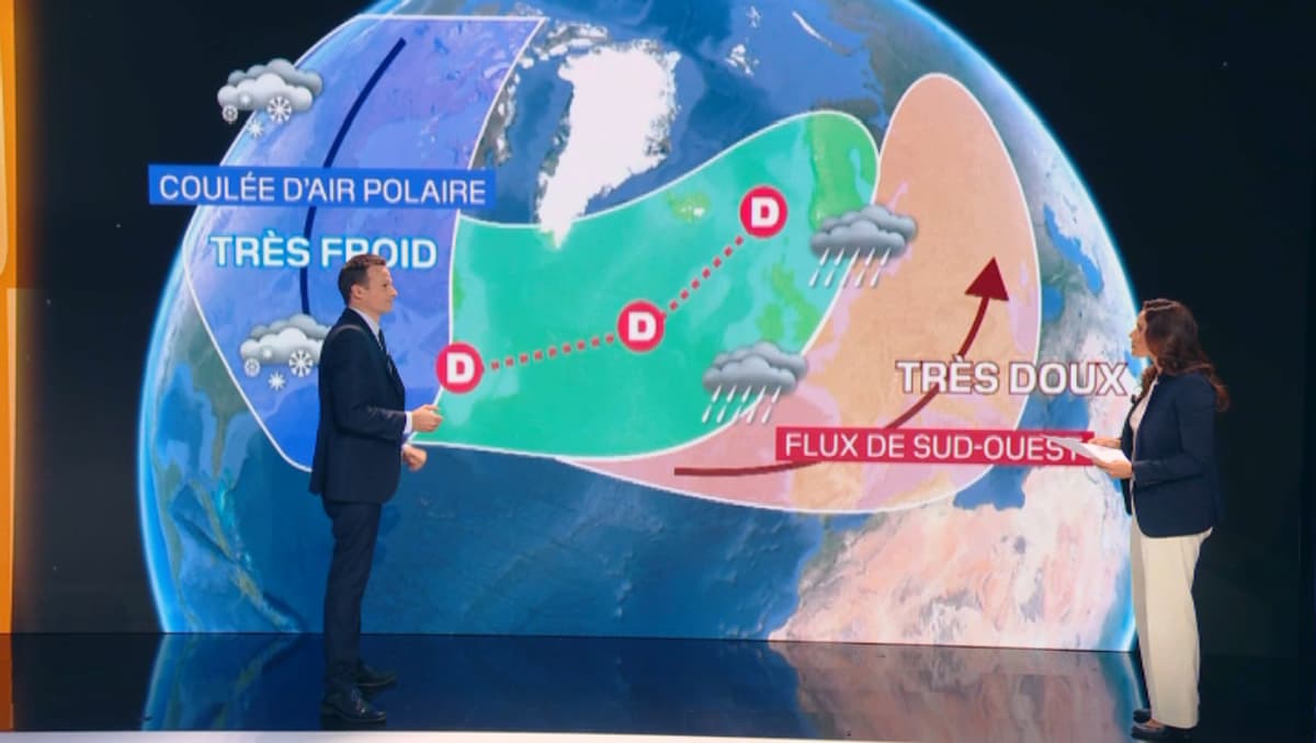Pourquoi le grand froid américain et la douceur européenne sont liés