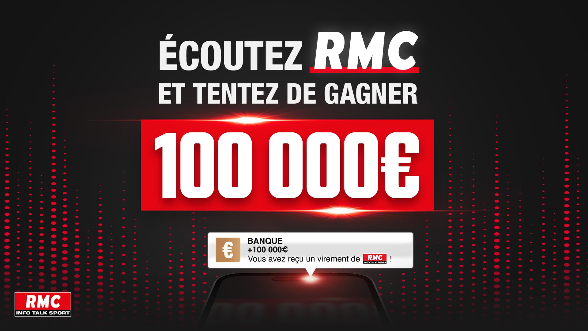 Gagnez 100.000 euros en novembre sur RMC