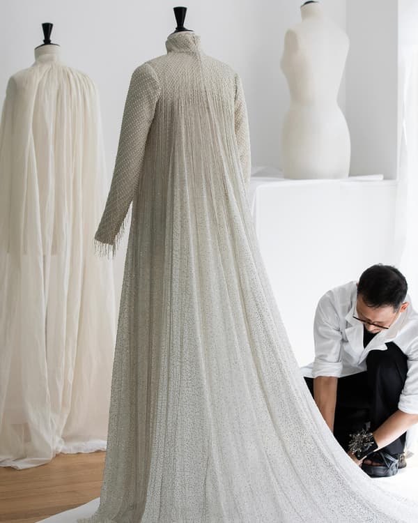 Dans les coulisses de la fabrication de la robe Dior de Céline Dion pour l'ouverture des JO 2024