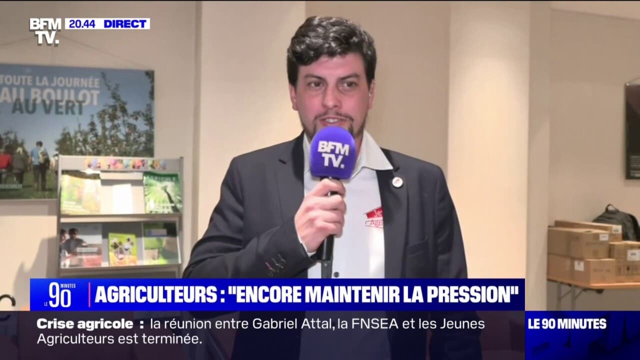 Rémi Dumas (vice-président des Jeunes Agriculteurs): "Les annonces sont ...