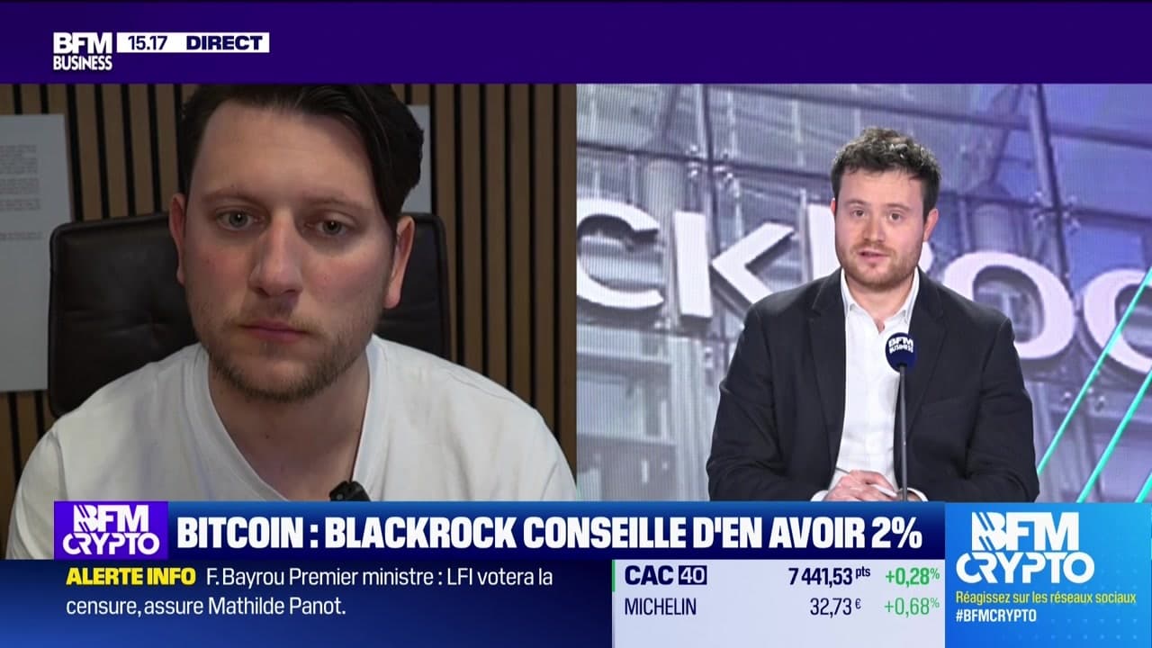 BFM Crypto, les Pros : Bitcoin, Blackrock conseille d'en avoir 2% - 13/12
