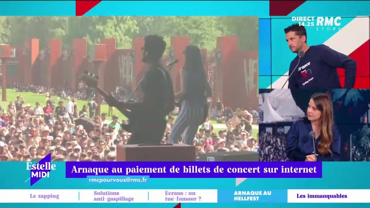 RMC s’engage pour vous : Arnaque au paiement de billets de concert sur ...