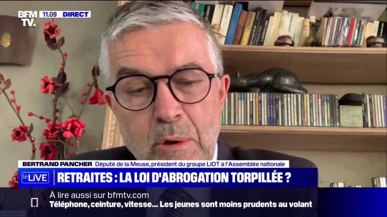 Bertrand Pancher, président du groupe Liot à l'Assemblée: "Il faut qu ...