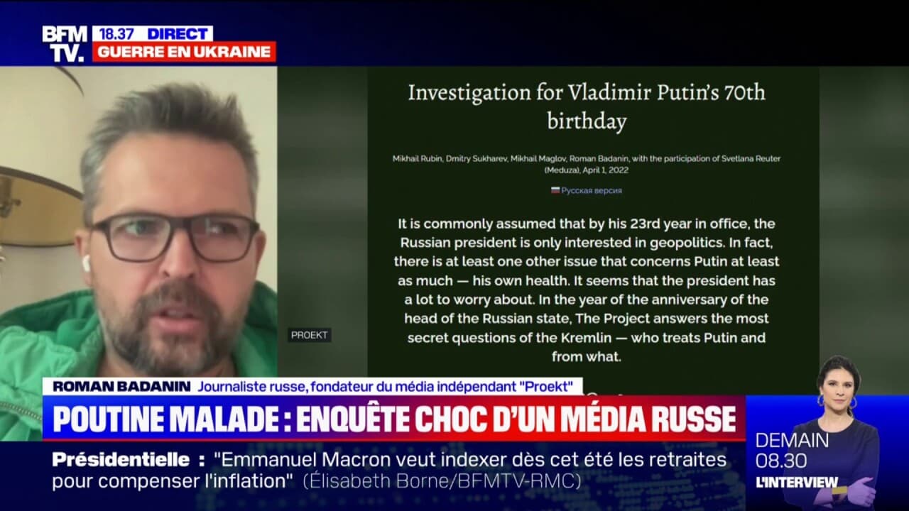 Vladimir Poutine atteint d'un cancer de la thyroïde? Un journaliste ...
