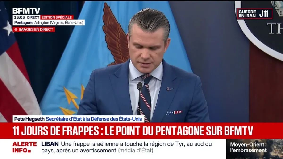 Pete Hegseth: “Cette opération de Fureur épique sera le combat d’une ...