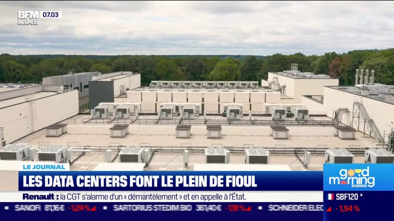 Les data centers font le plein de fioul