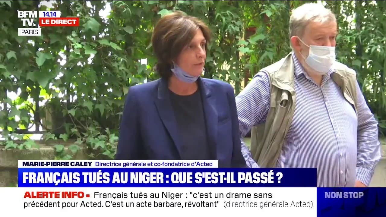 Français tués au Niger: Marie-Pierre Caley, directrice générale de l ...