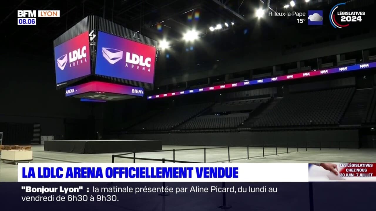 Rhône: la LDLC Arena officiellement vendue à Jean-Michel Aulas
