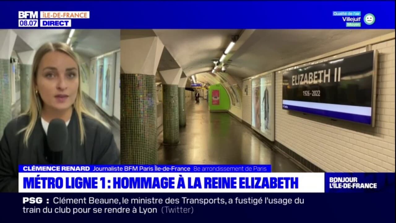 Funérailles d'Elizabeth II: hommage à la reine à la station George V